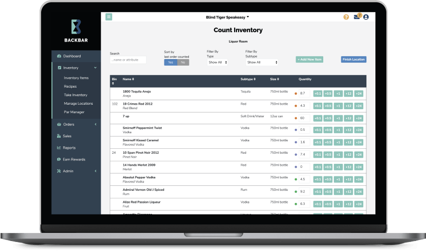 Color-Coded Inventory